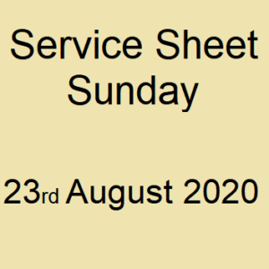 Service Sheet Sunday – Welcome to United benefice of Sileby, Cossington ...